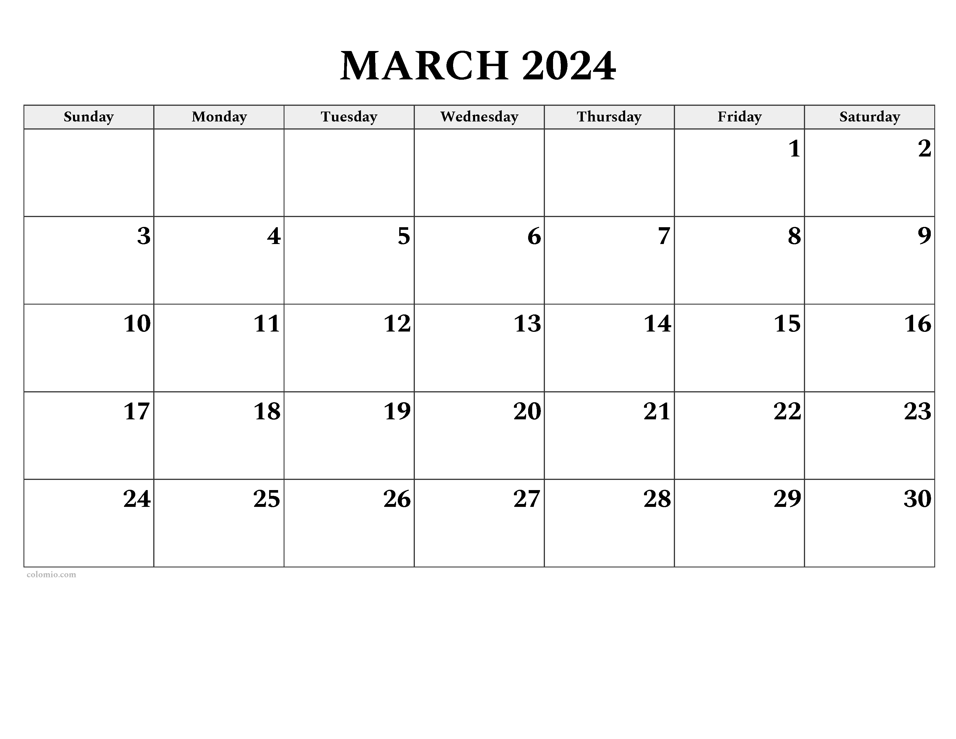 March 2025 Calendar Free Printable PDF XLS And PNG