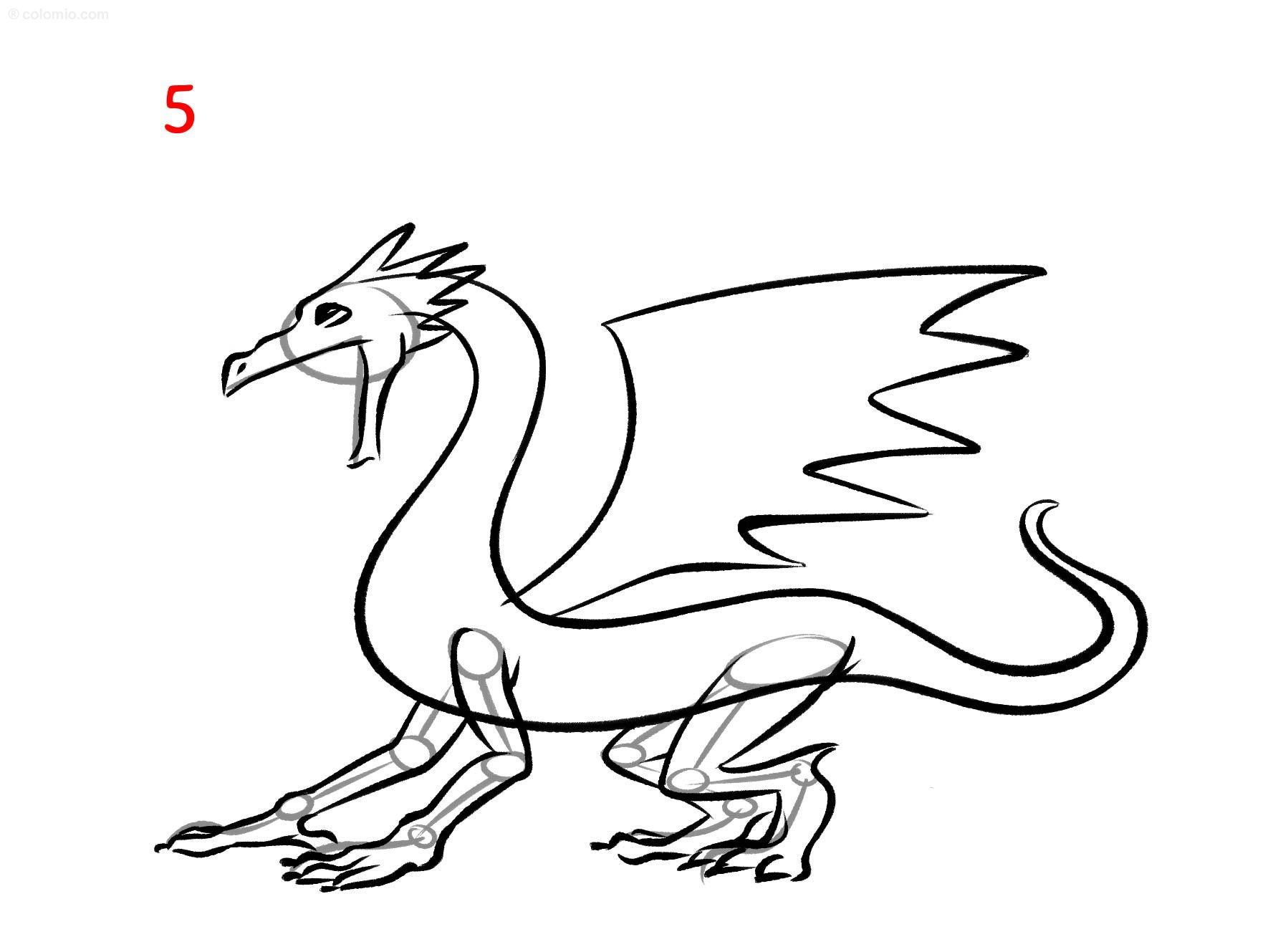 Dragon Drawing Ideas How To Draw A Dragon