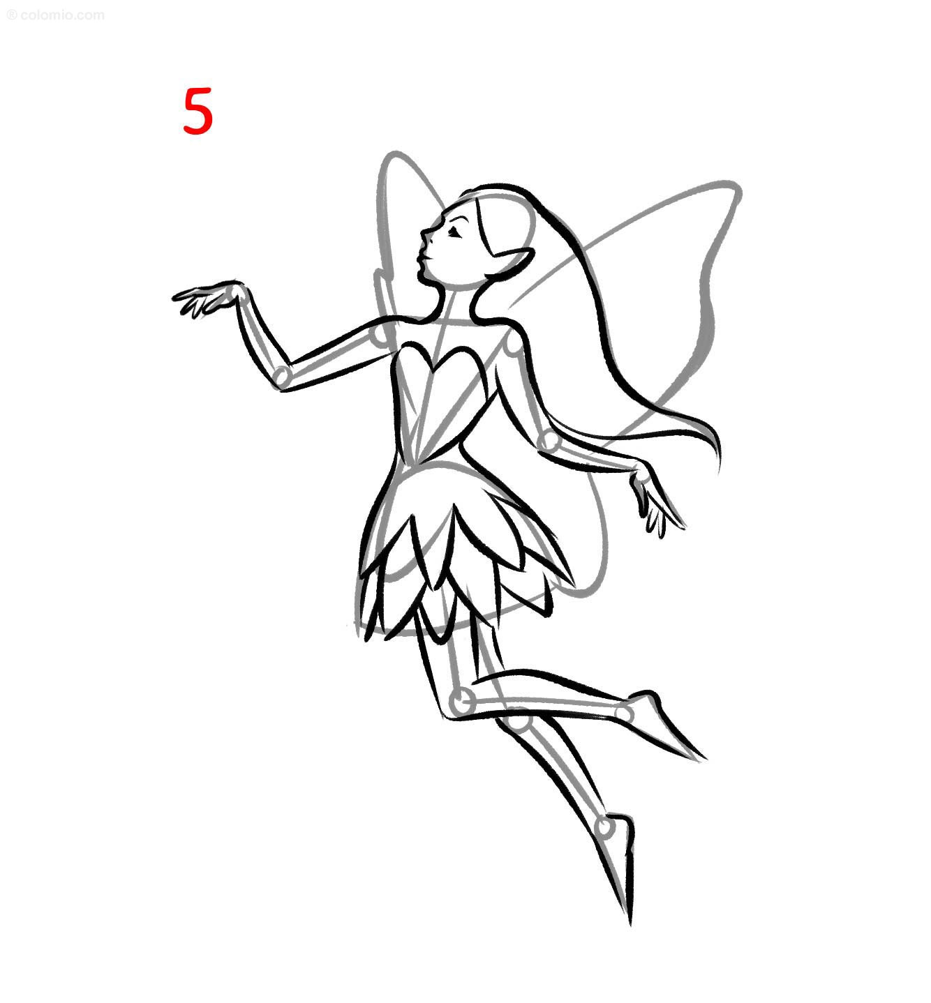 Fairy Drawing Ideas How To Draw A Fairy